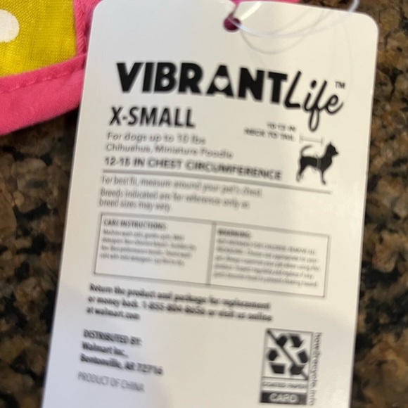 Vibrant Life | Dog | Vibrant Life Hot Pink And Yellow With White Polka ...